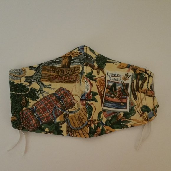 Handmade | Accessories | Face Mask Out Door Camping Grand Pa | Poshmark